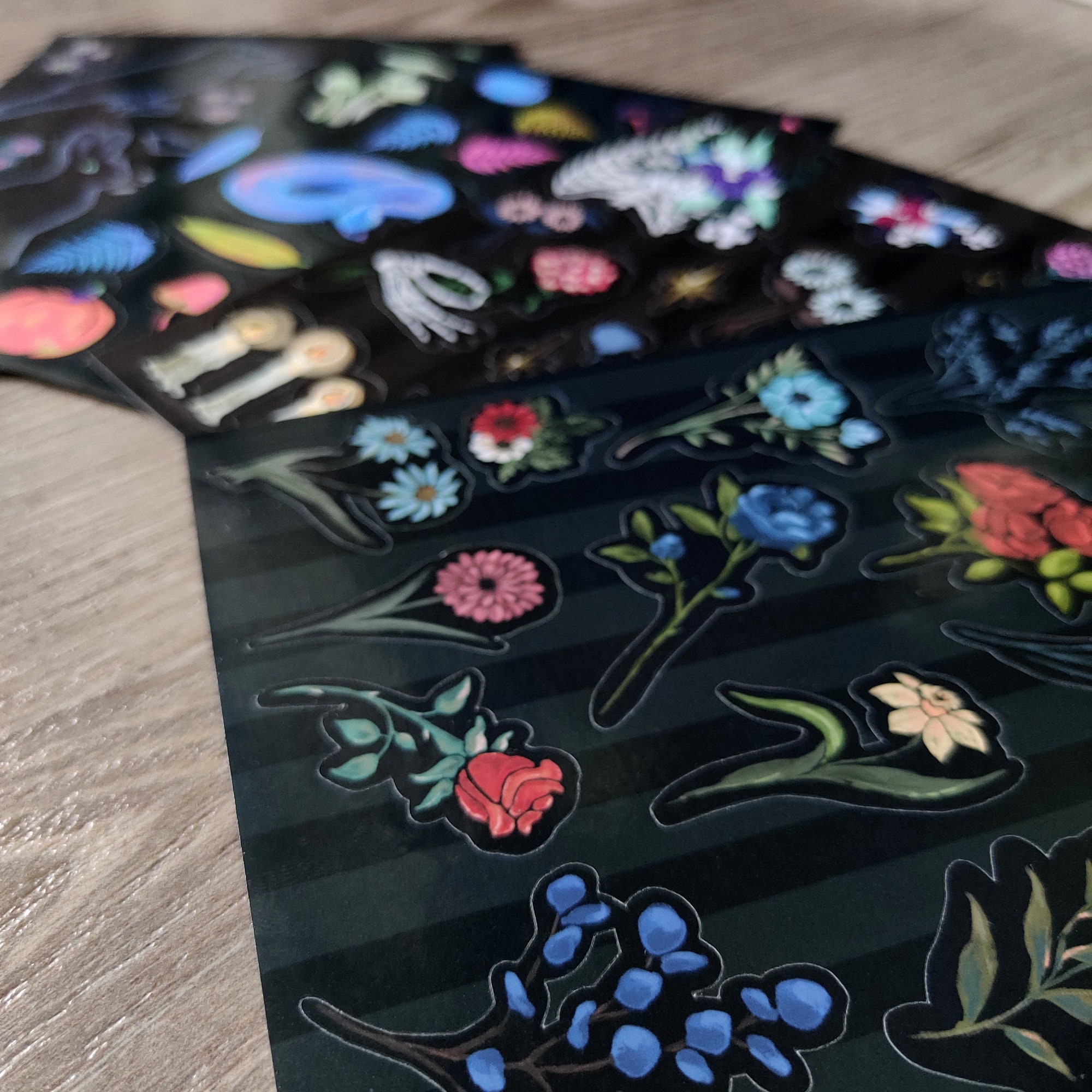 STICKER SHEET ~ Dark Themes - Etsy