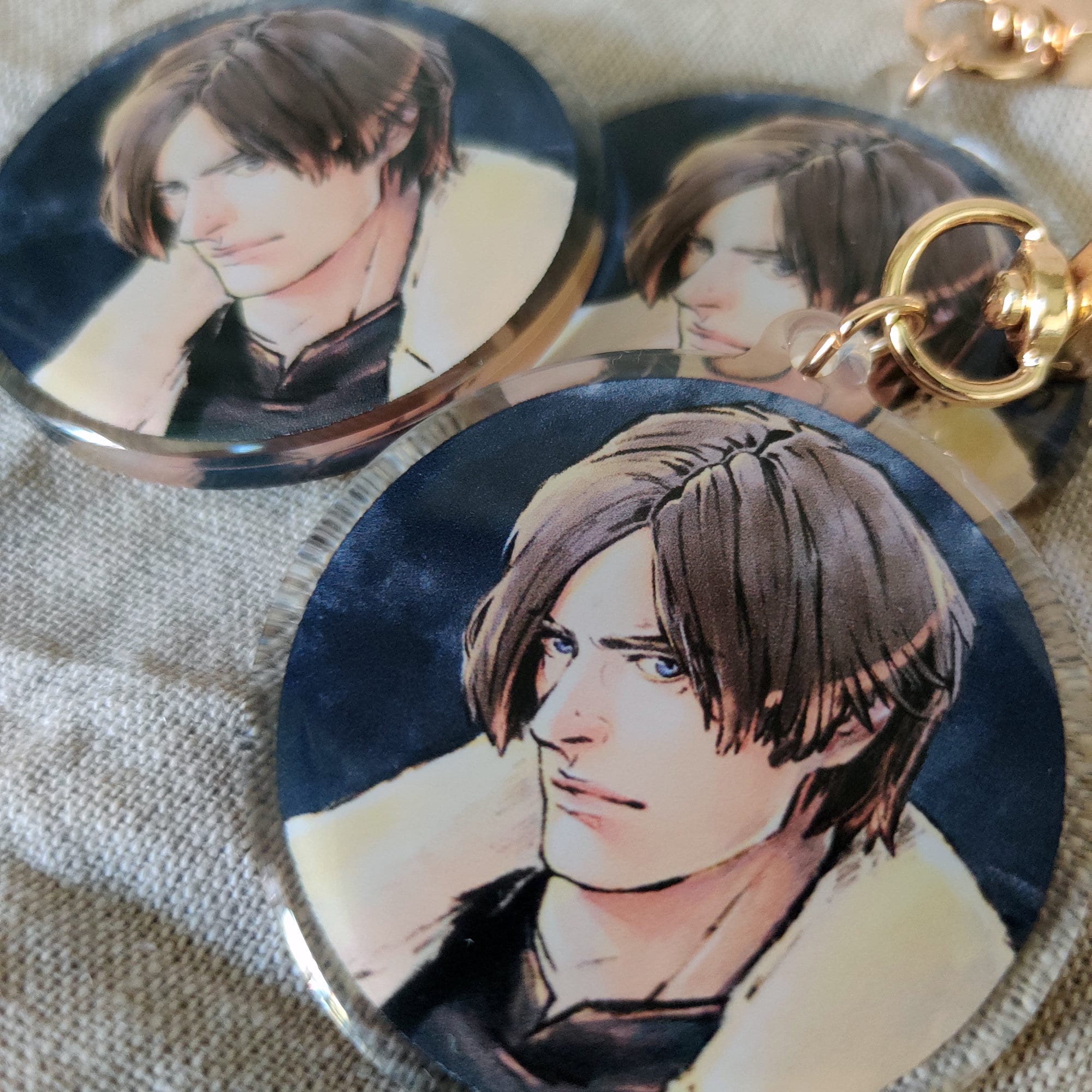 KEYCHAIN ~ Leon S. Kennedy - Two Different Variations! - Etsy