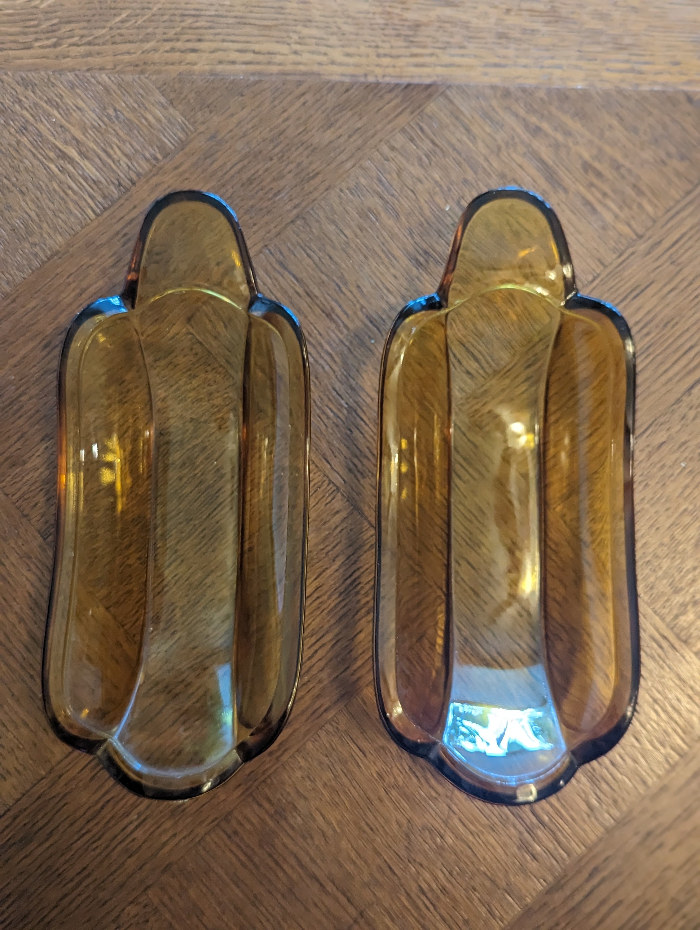 Vintage Glass Banana Split Dishes - Etsy