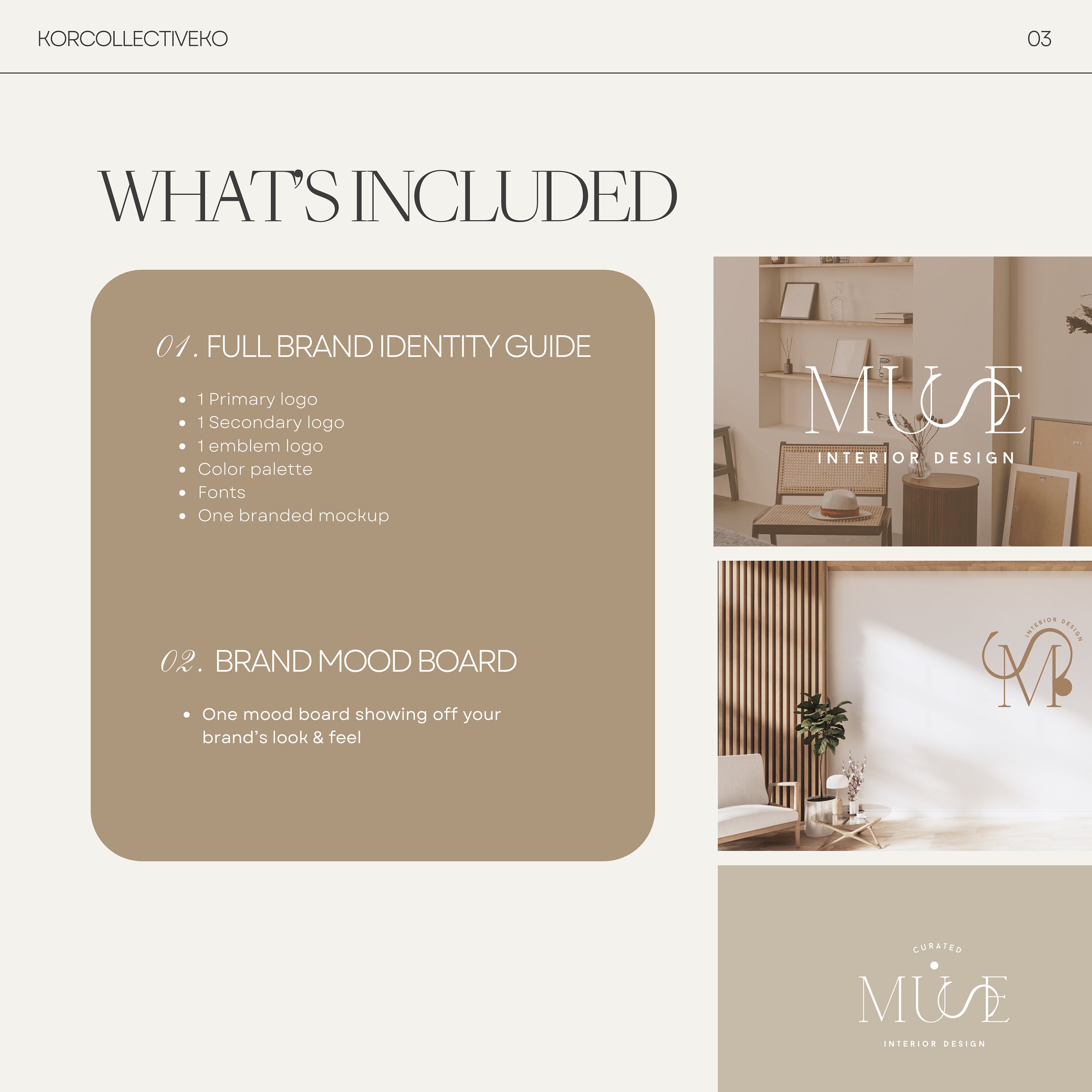 Semi Custom Branding Kit | Brand Kit | Pre-made Branding Package | Pre ...