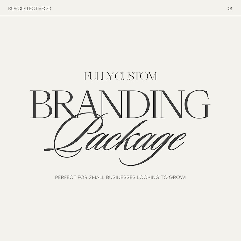 Custom Branding Kit | Logo Design | Small Business Branding | Custom ...