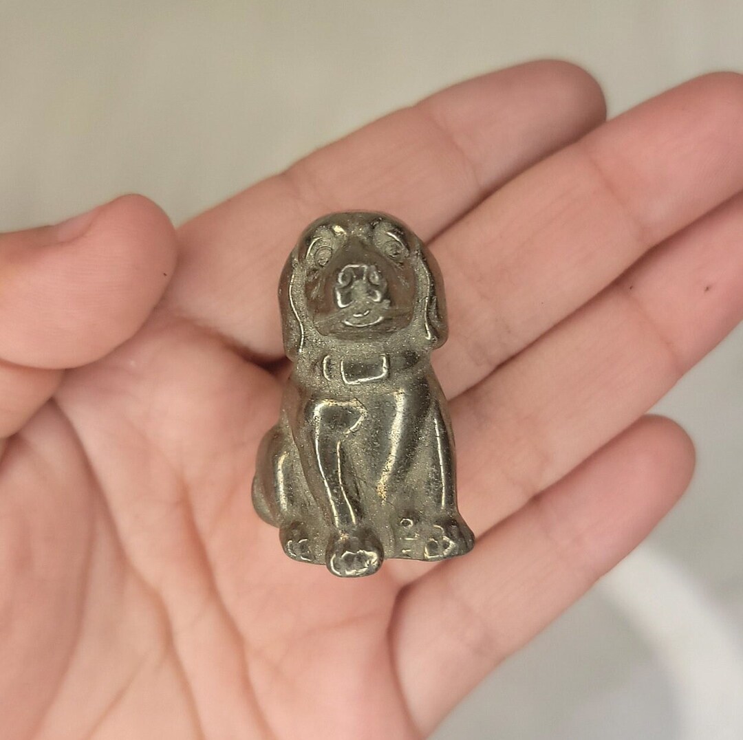 Pyrite Puppy Crystal/fooldls Gold/dog Crystal/cool - Etsy