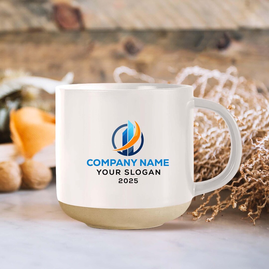 Custom Mug Logo Coffee Mug, Corporate Gift, Custom Business Logo Mug ...