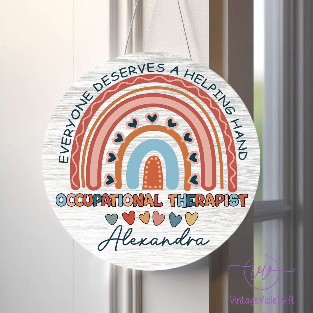 Occupational Therapy Door Sign, Occupational Therapist Gifts, Therapist ...