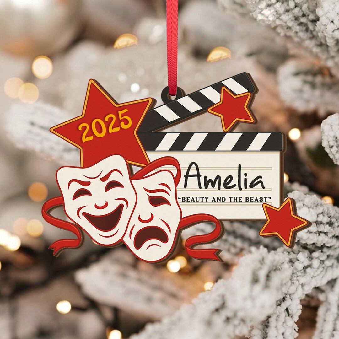 Theater Ornament, Custom Theater Christmas Ornament, Actor Actress ...