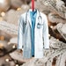 Personalized Doctor Costume Ornament, Doctor Gift, Chirtsmas Gift for ...