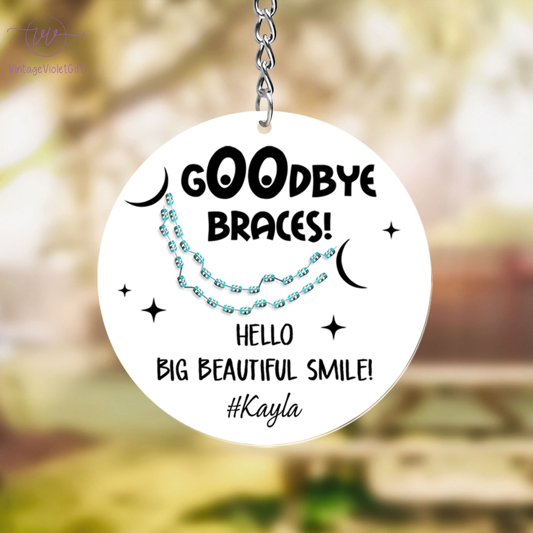 Dentist Gift, Goodbye Braces Gift, Orthodontics Gift, Customized ...