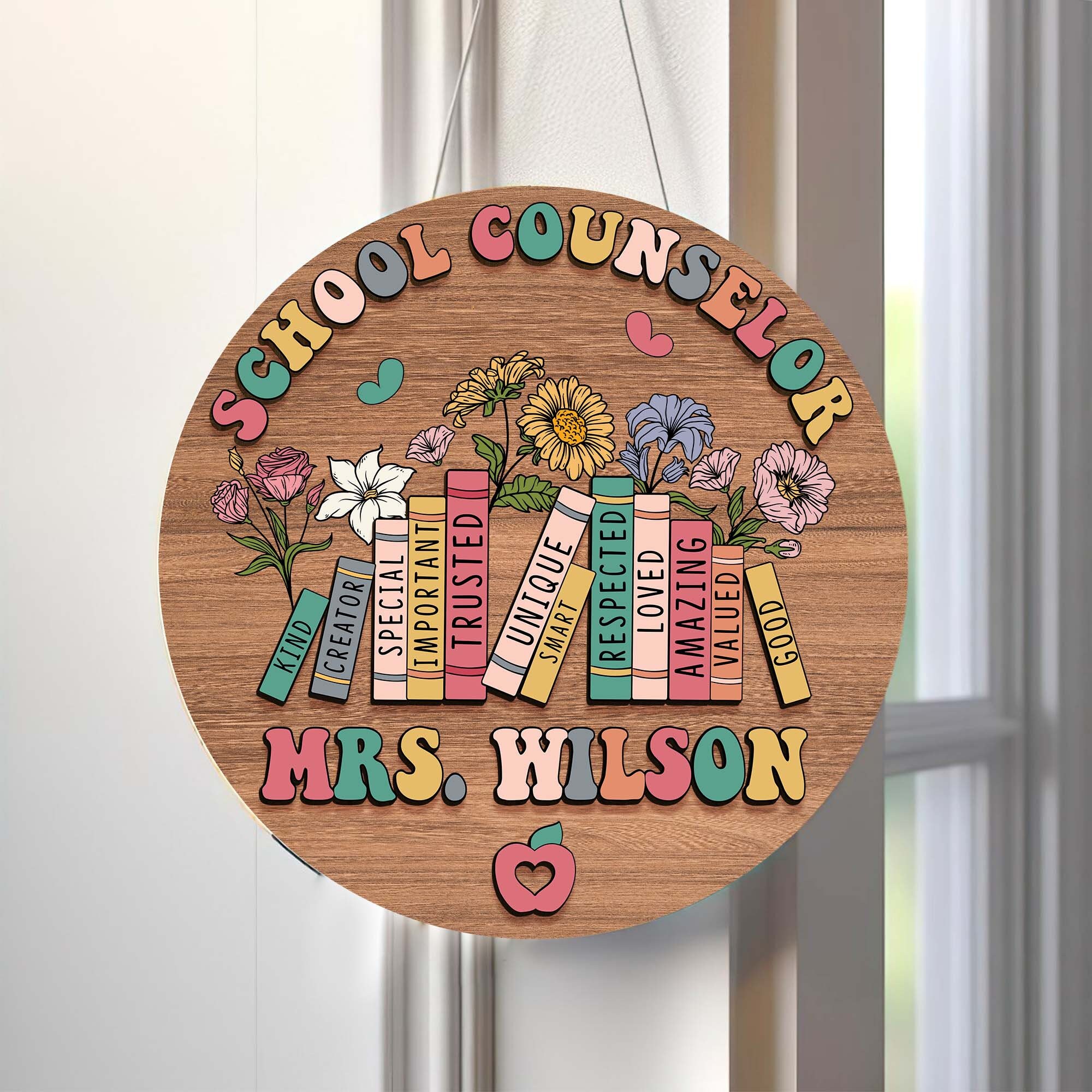 School Counselor Office Sign, Psychologist Office Decor, Personalized ...
