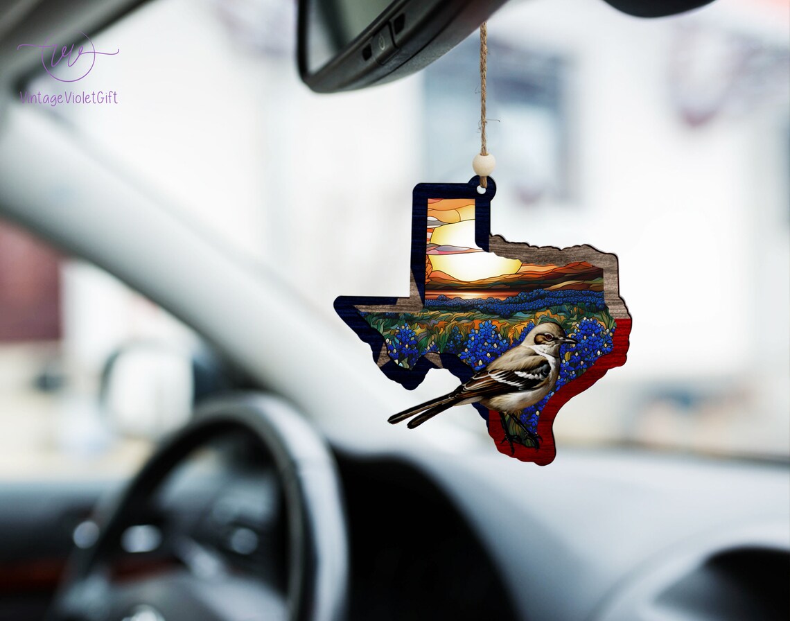 Texas Suncatcher Ornament Texas Stained Ornament Northern - Etsy