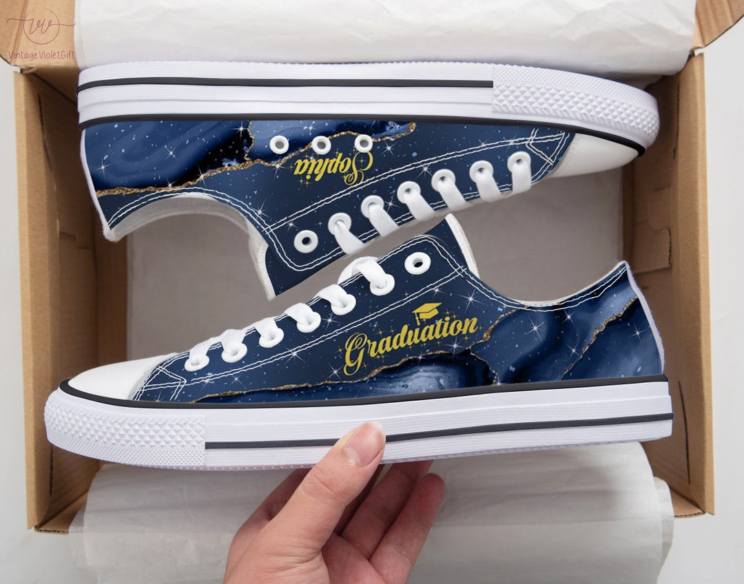 Graduation Lowtop Shoes, Graduation Gift, Class of 2024 Graduation Gift ...