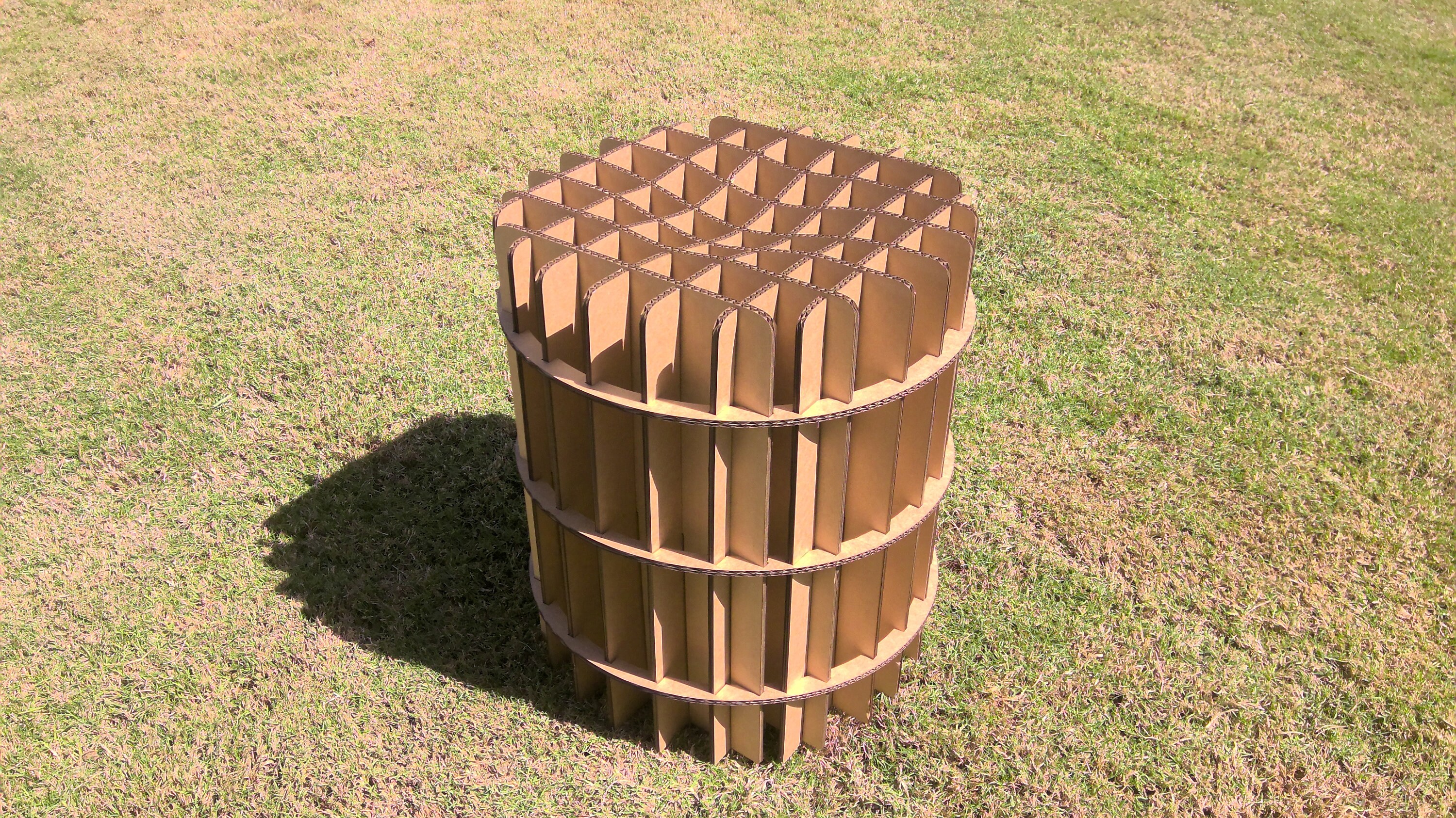 Cardboard Stool Laser Cut (SVG and DXF Digital Files Only) - Etsy