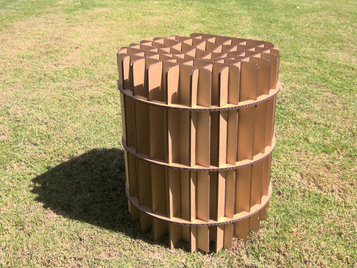 Cardboard Stool Laser Cut (SVG and DXF Digital Files Only) - Etsy