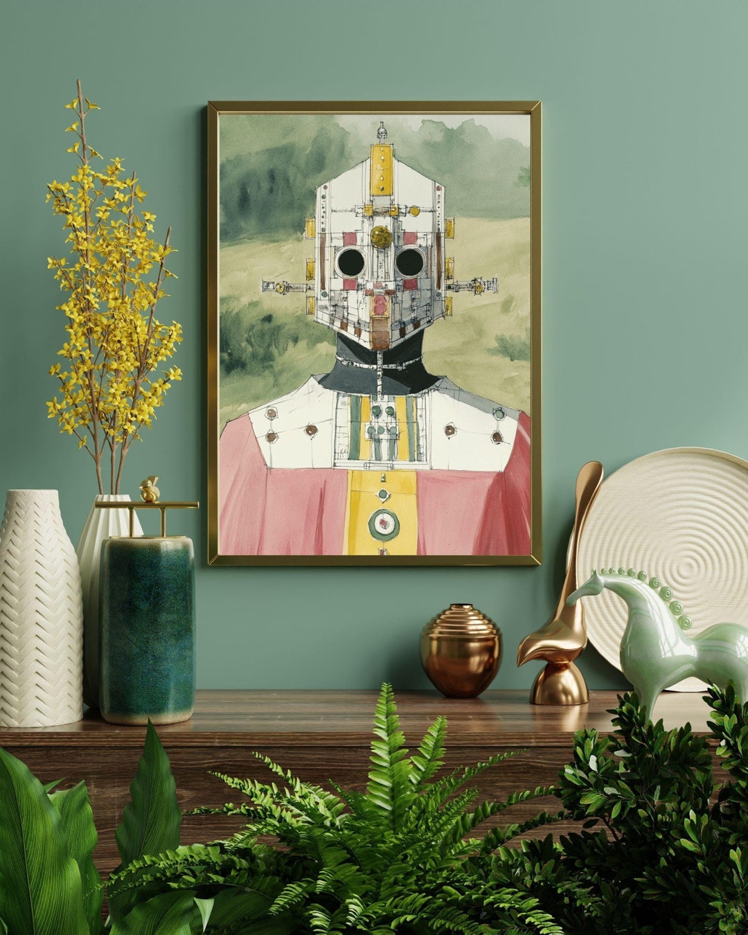 Anonymous Knight No.1 - Unique Canvas Art Print - Etsy