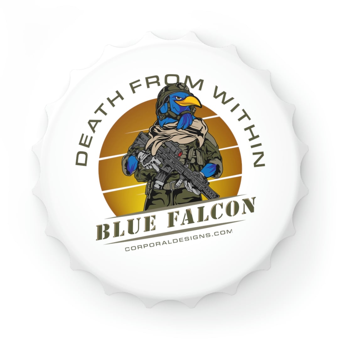 Blue Falcon - Bravo Foxtrot - Bottle Opener - Etsy