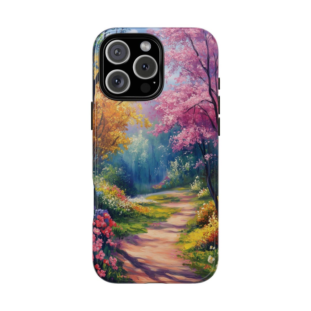 Spring Landscape iPhone 16 Pro Max Tough Case, Nature Lover Gift ...