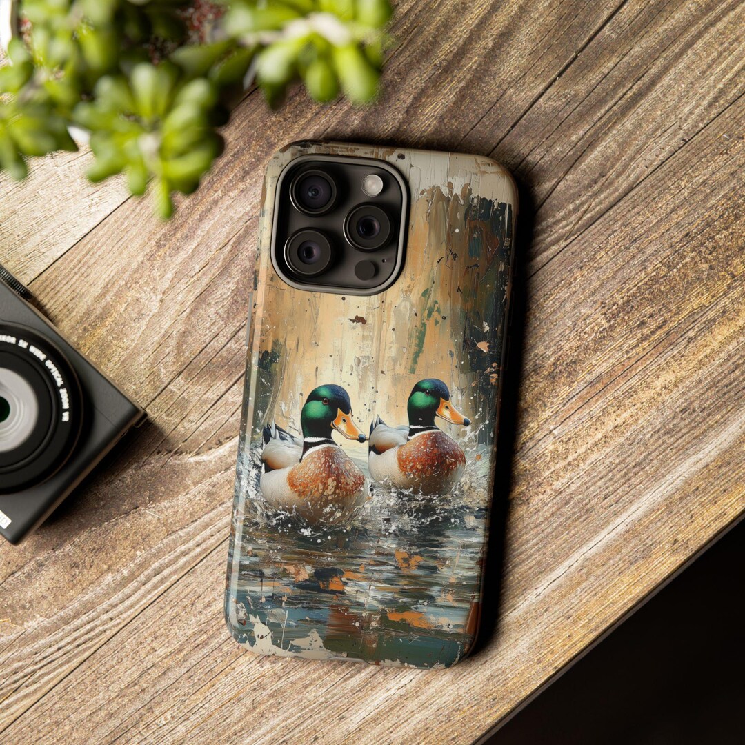 Duck Wildlife iPhone Case, Nature Lover Gift iPhone 16 Pro Max Tough ...