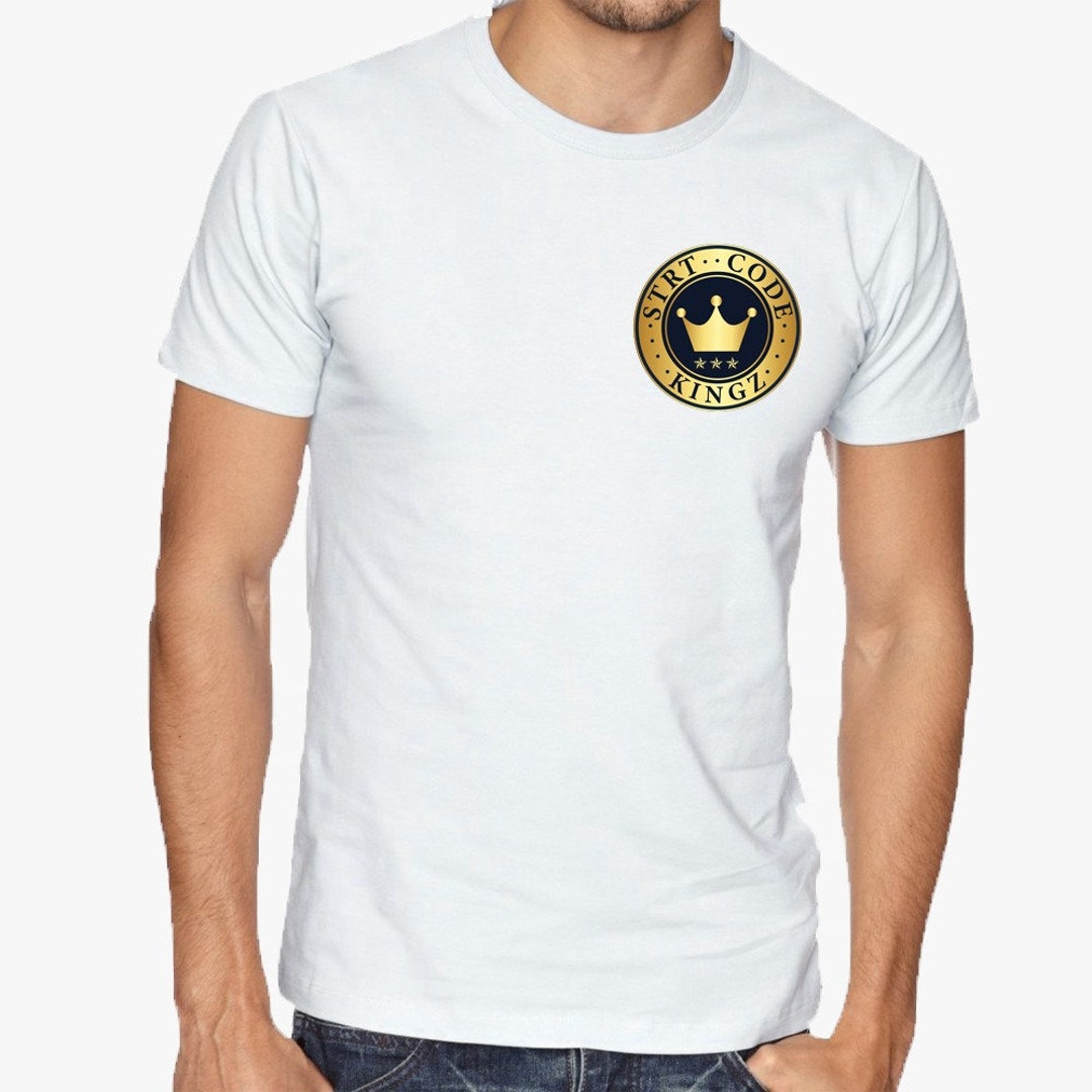 Street Code Kingz White T-shirt - Etsy