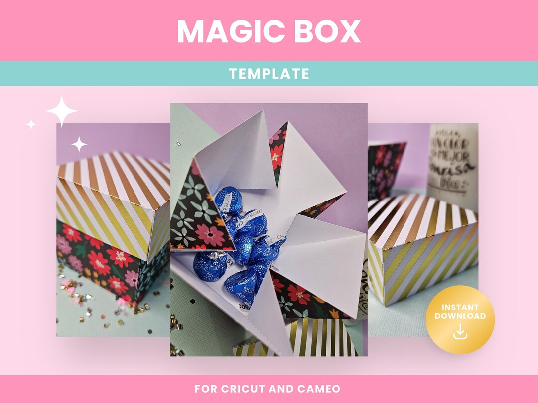 Magic Box Digital Template for CRICUT and CAMEO - Etsy