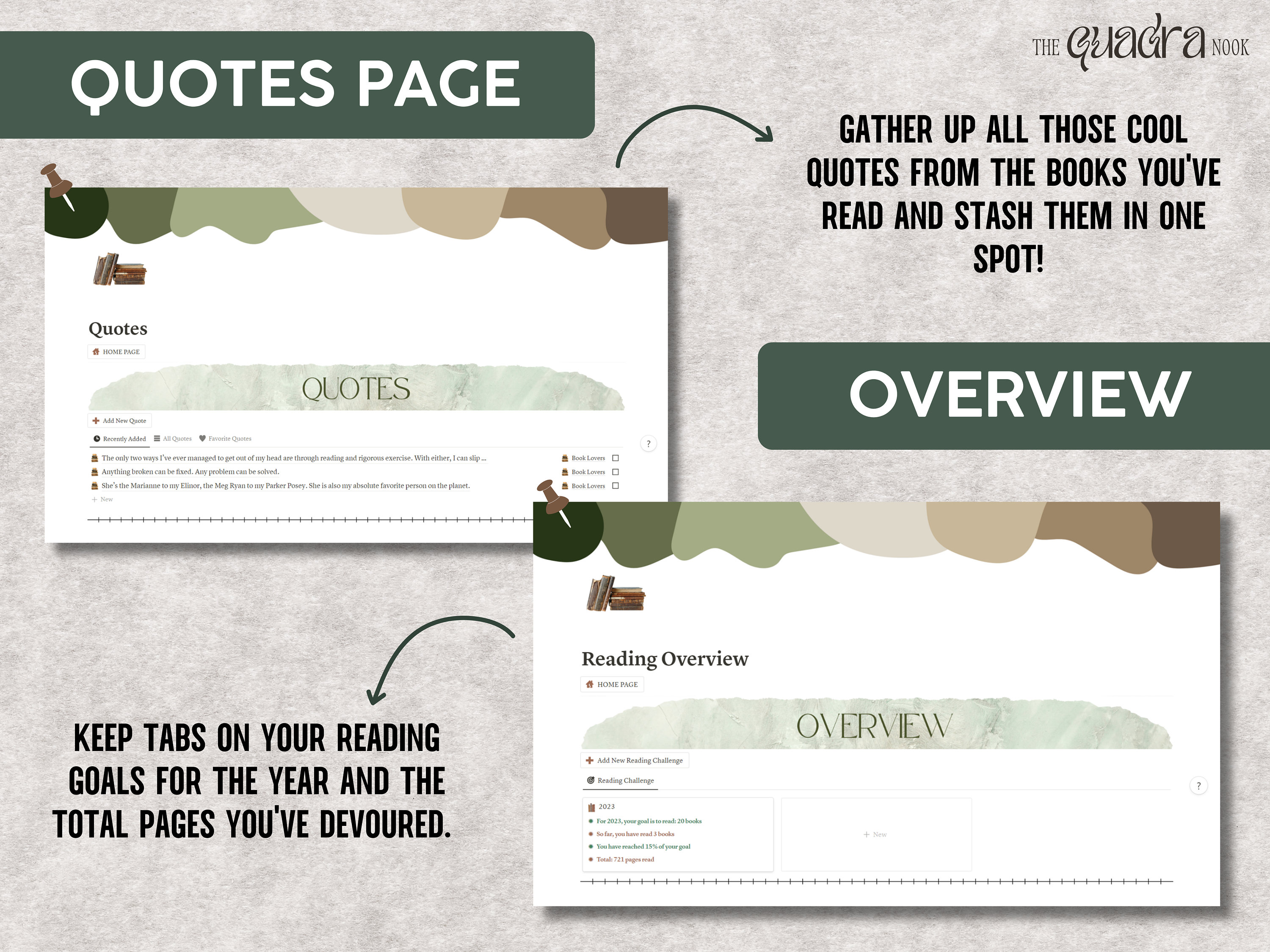 Notion Book Tracker Template, Reading Tracker, Book Log, Reading ...
