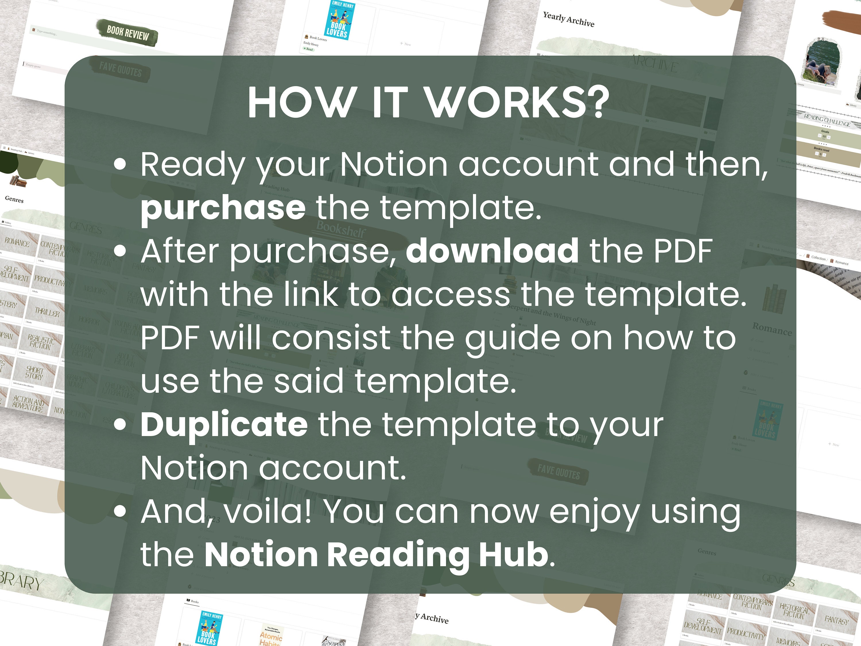 Notion Book Tracker Template Book Log 2024 Notion Template Reading ...