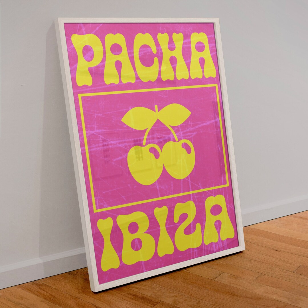 Pacha Ibiza Poster Ibiza Rave Print Dance Music DJ A3 - Etsy UK
