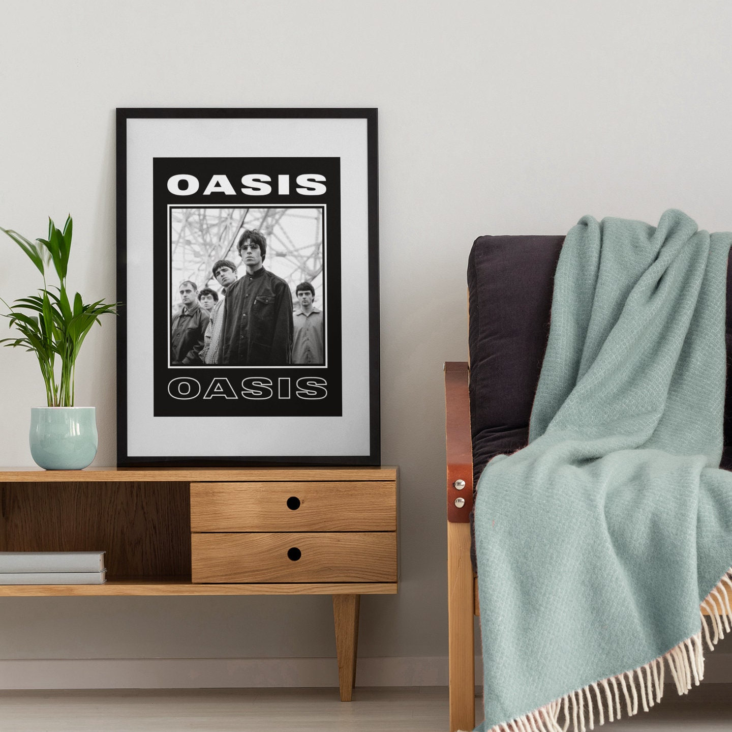 Oasis Band Poster | A3 Photo Print | Liam Noel Gallagher Premium Matte ...