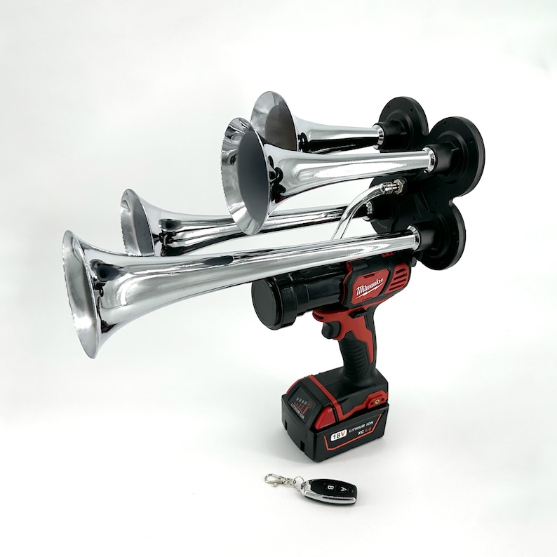Milwaukee Chrome Train Horn With Wireless Remote Control - Etsy