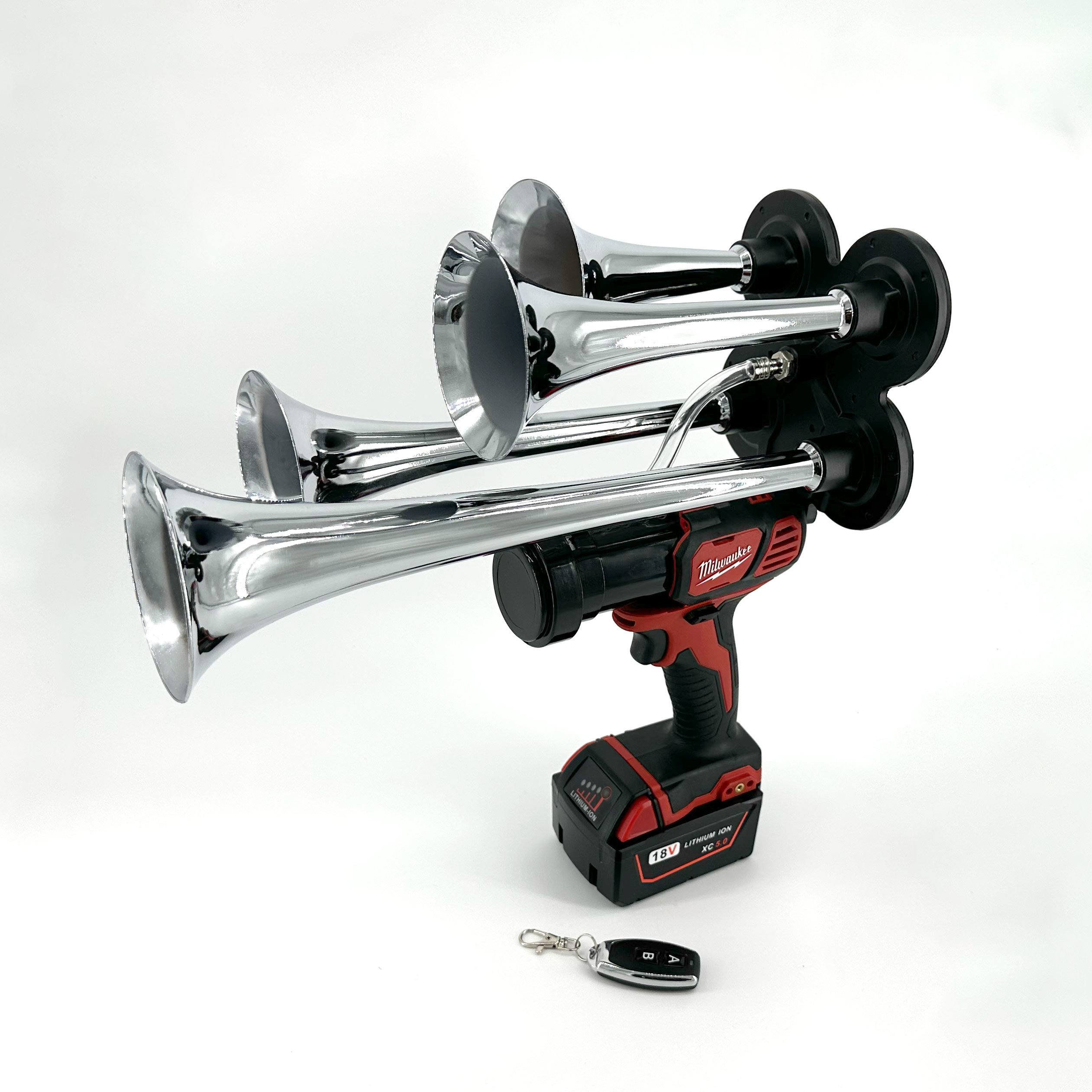 Milwaukee Chrome Train Horn With Wireless Remote Control - Etsy