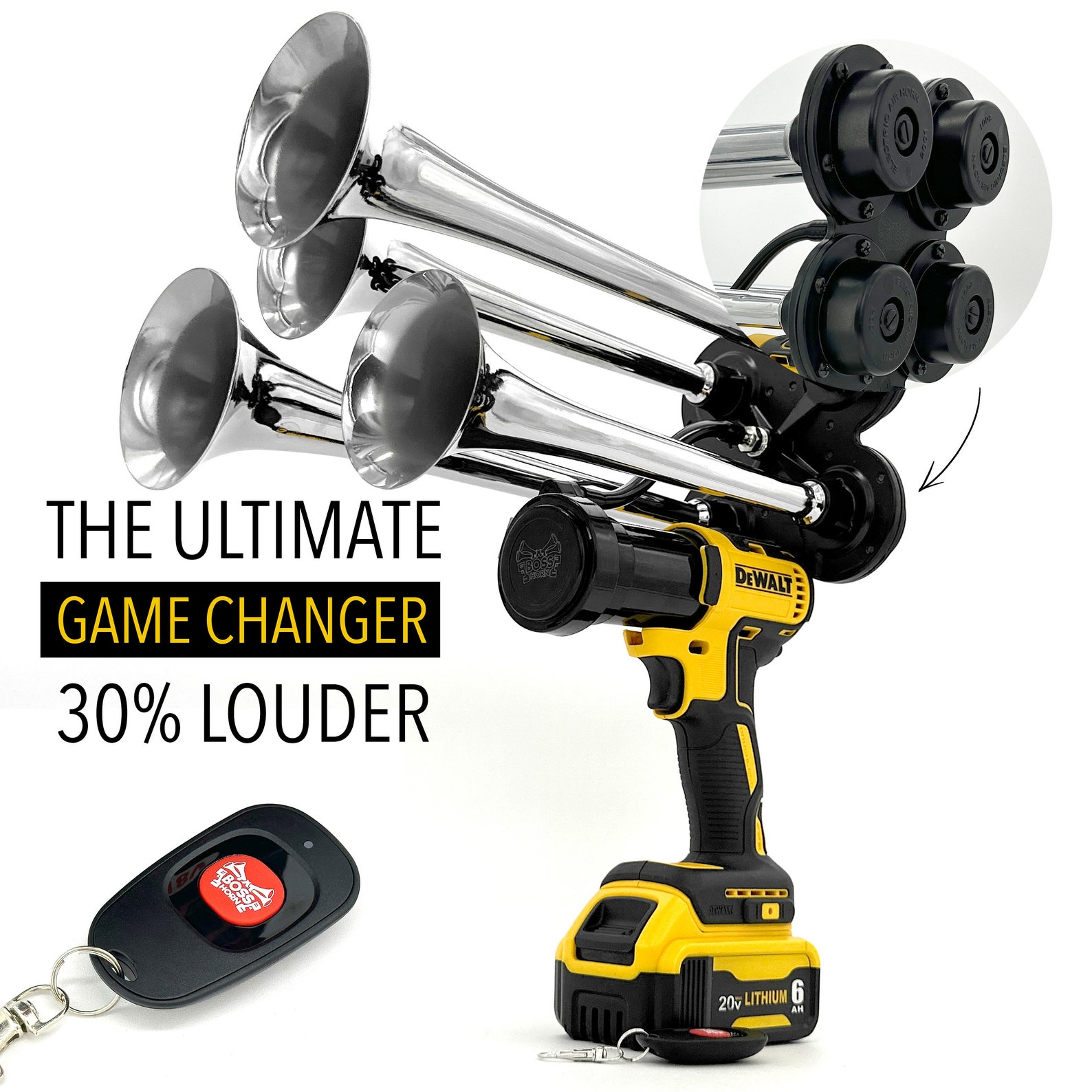 Dewalt Premium Train Horn With Remote Control: Tool Only - Etsy