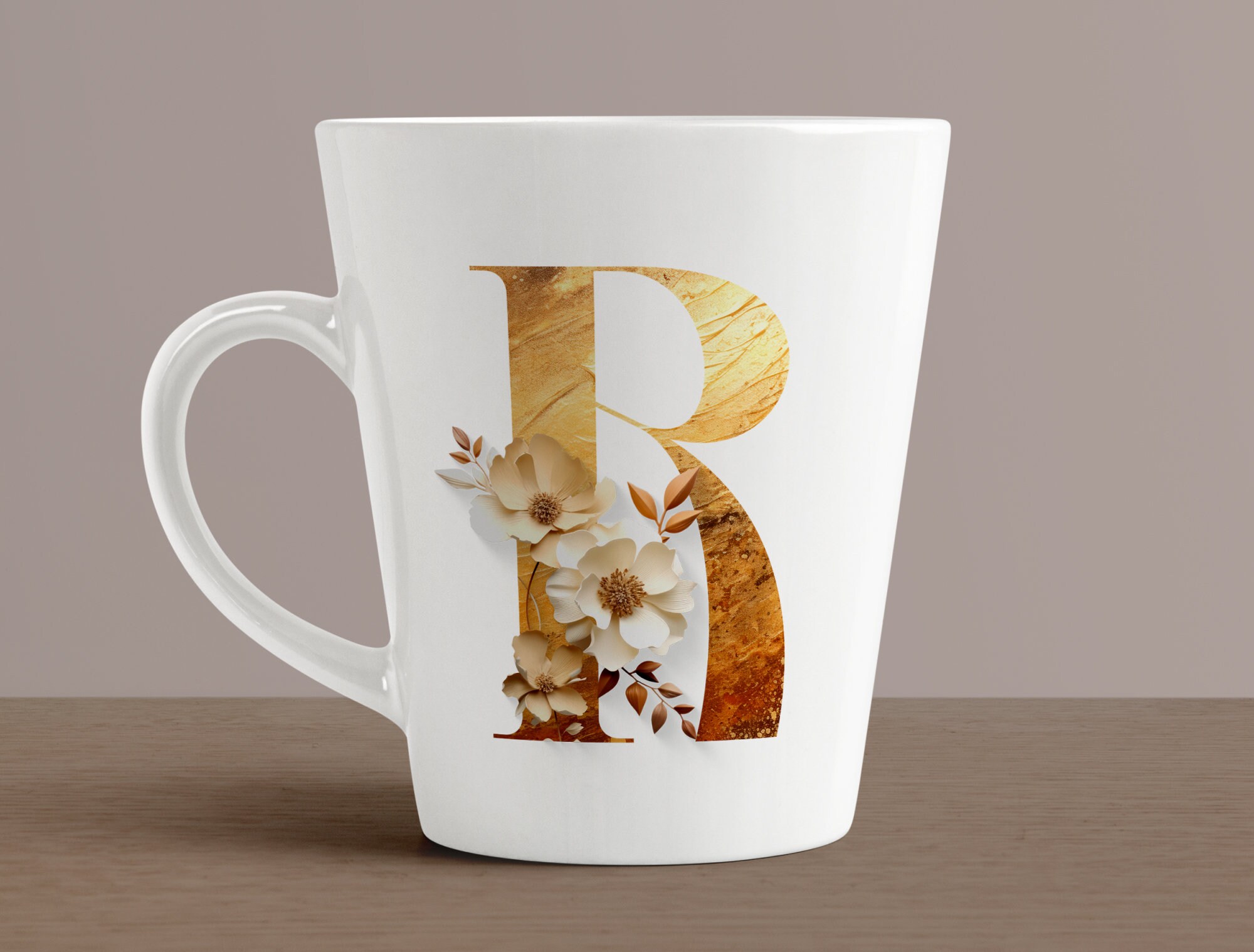 Boho Floral Alphabet PNG Clipart Bundle Monogram Letters - Etsy