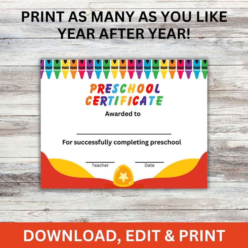 Preschool Diploma, Preschool Graduation, Graduation Diploma, Diploma ...