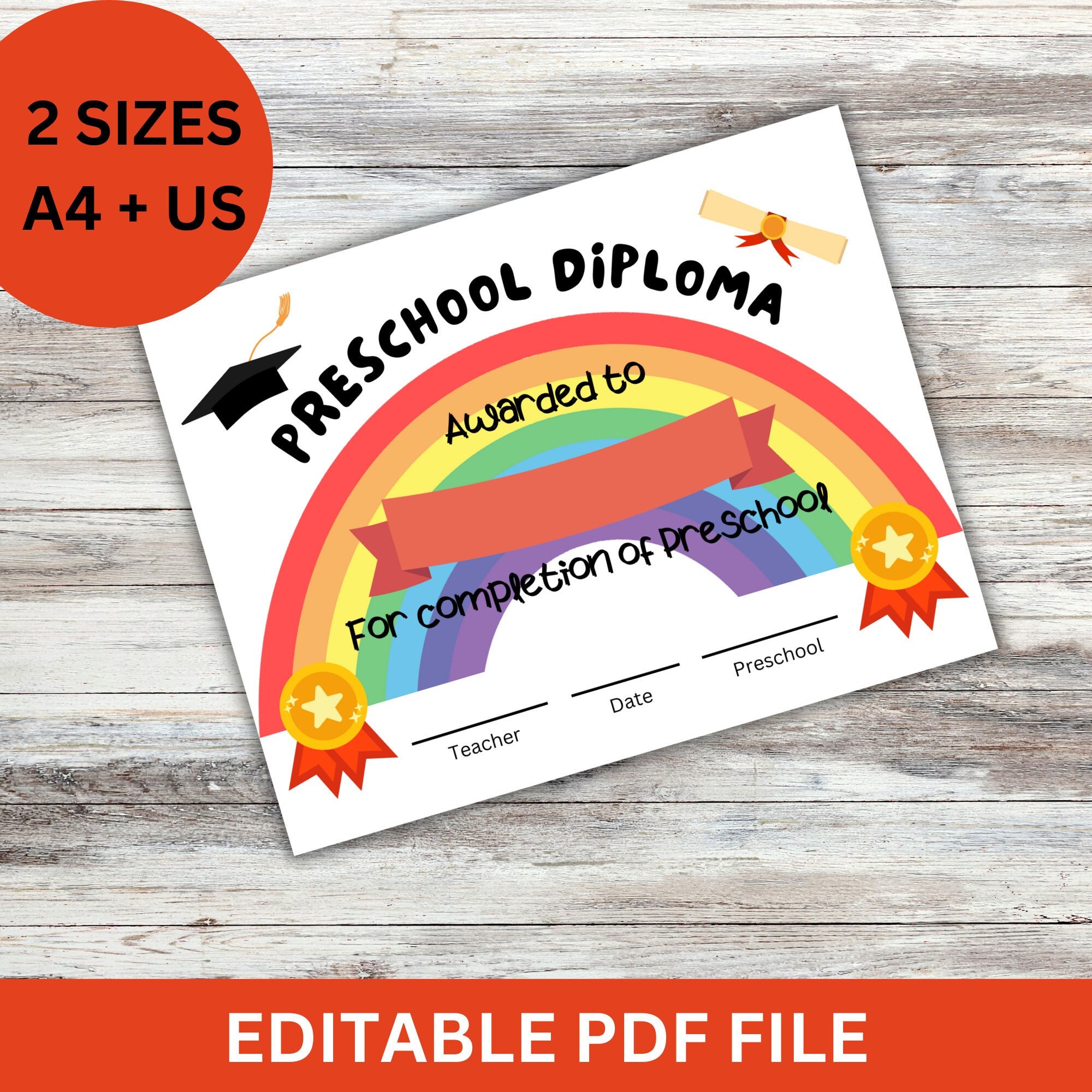Preschool Graduation, Preschool Diploma, Graduation Diploma, Diploma ...