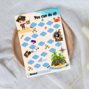 Kids Reward Chart, Behavior Tracker, Printable Chart, Reward System ...