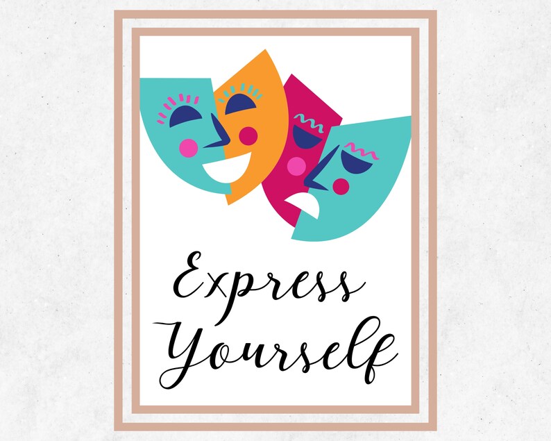 Drama Classroom Decor Set, Classroom Quotes, Growth Mindset, Teacher ...