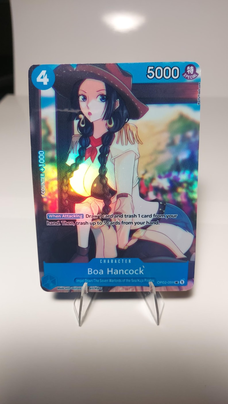 Boa Hancock Full Art One Piece Waifu Goddess Story Trading Card ...