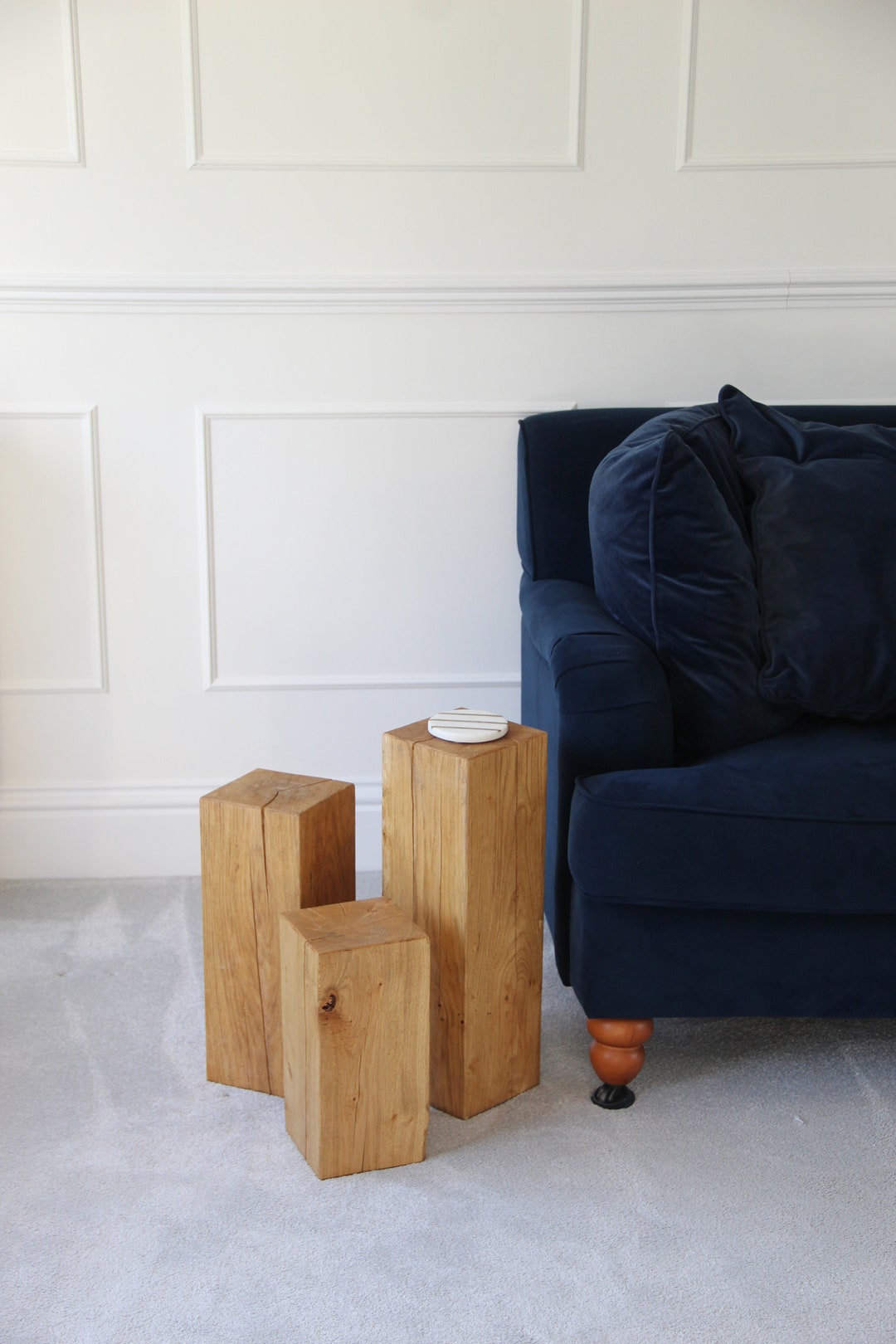 Solid Oak Block Stand Created From Chunky Solid Oak Beams OAK BLOCK - Etsy