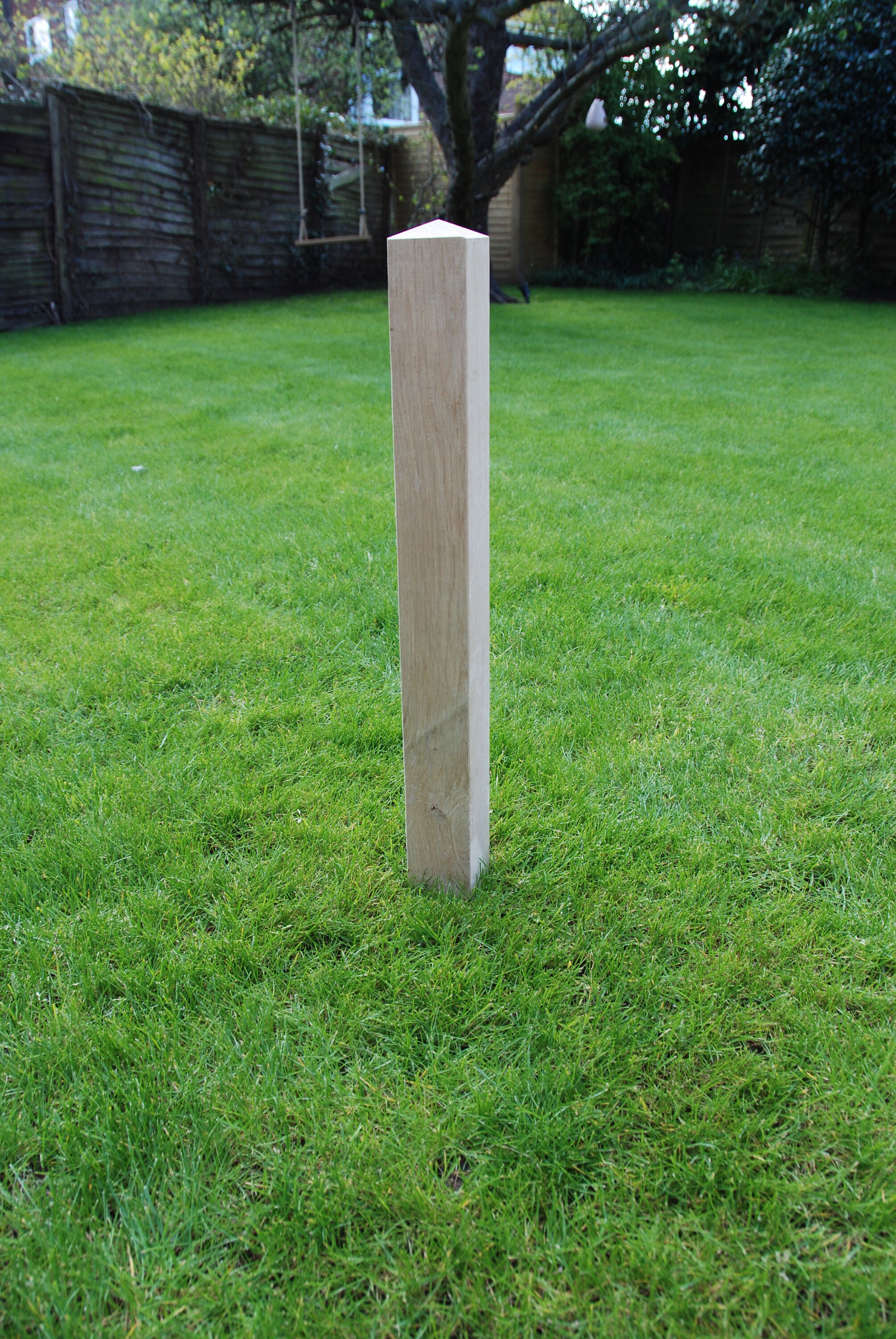 Solid Oak Bollards Oak Post Fence Gate Post MINI - Etsy UK