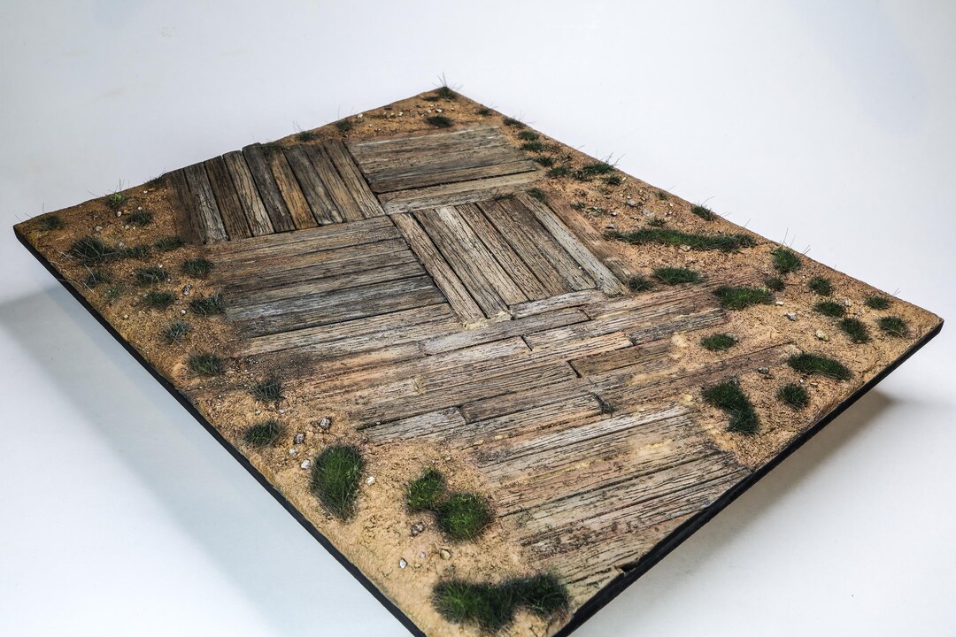 WW2 Luftwaffe Hardstand 1/48 Pro Build Airfield Diorama Base 30cmx25cm ...