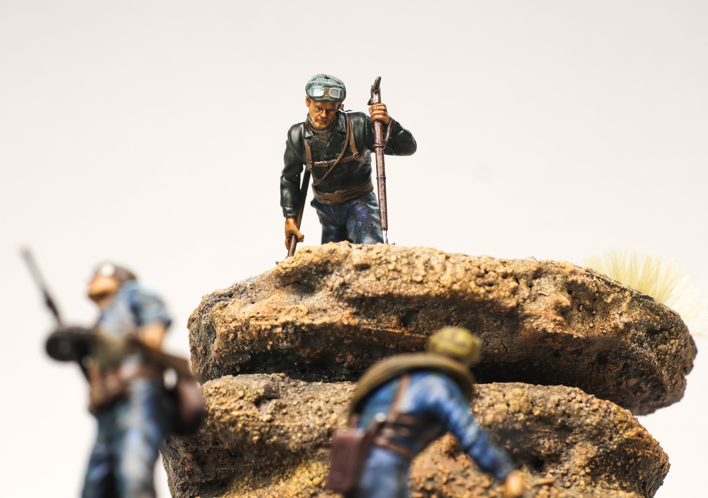 1/35 Scale Model Diorama Vignette Soviet Alpine / Mountain Troops WW2 ...