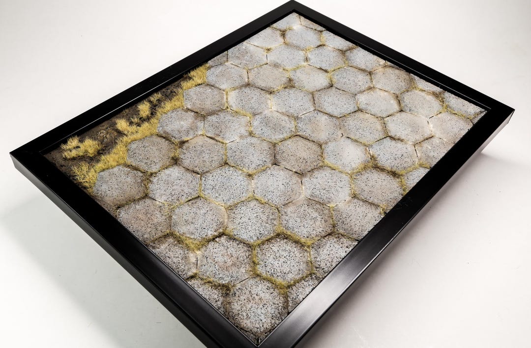 Soviet Airfield 1/72 Pro Build Diorama Display Base Hexagonal Concrete ...