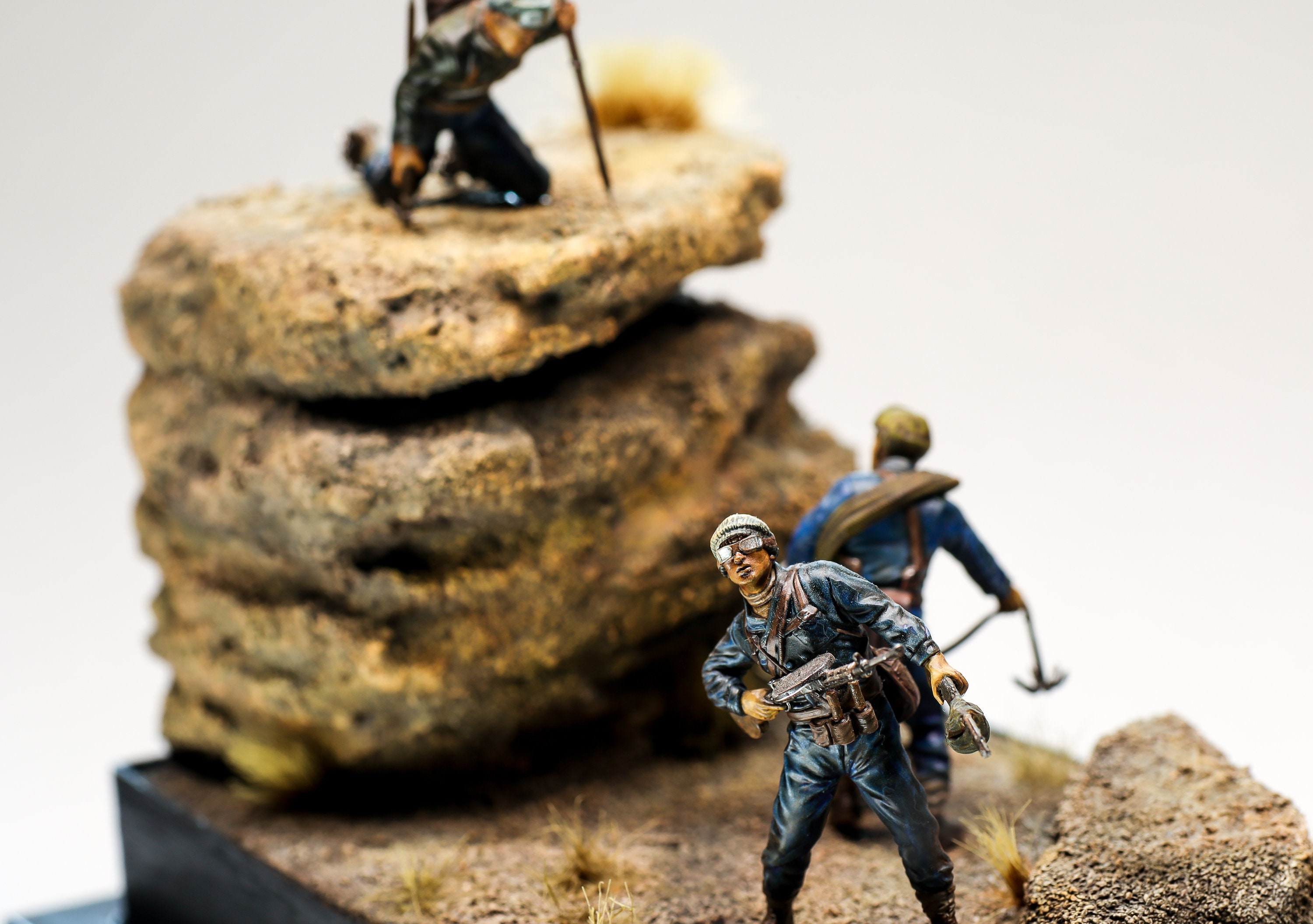 1/35 Scale Model Diorama Vignette Soviet Alpine / Mountain Troops WW2 ...