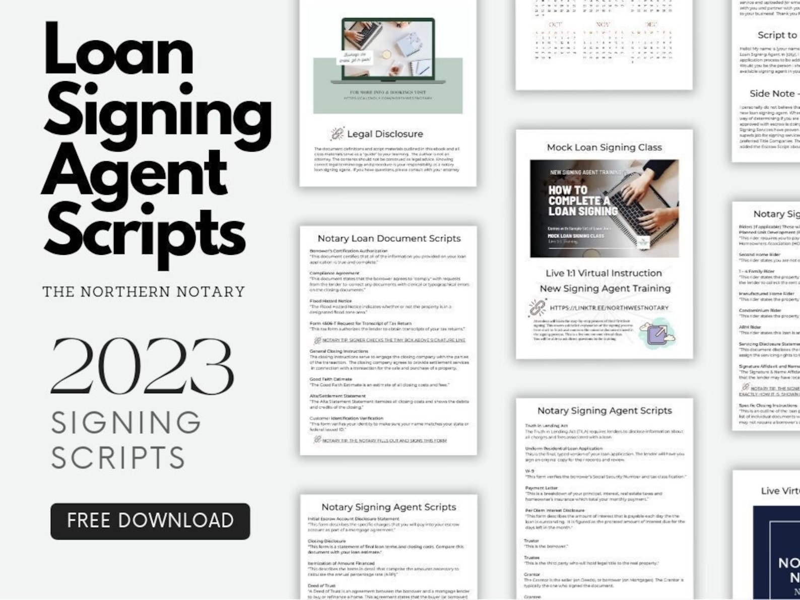 Notary Loan Signing Agent Scripts | Notary Scripts | Loan Signing Agent ...