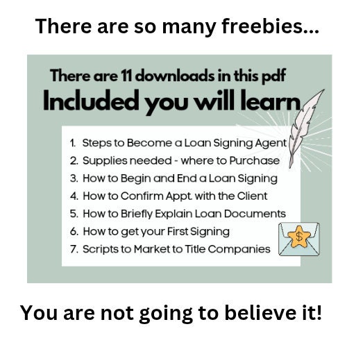 Notary Loan Signing Agent Documents With Instructions 84 Pages - Etsy