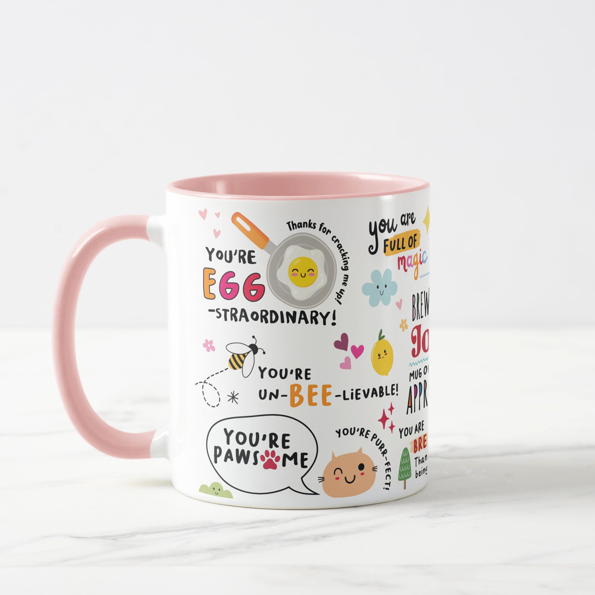 Appreciation Coffee Mug: Positivity Design, Thank You Gift (SVG PNG) - Etsy