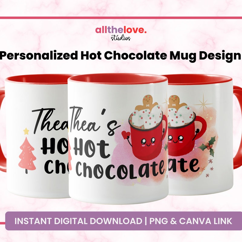 Hot Chocolate Mugs - Etsy