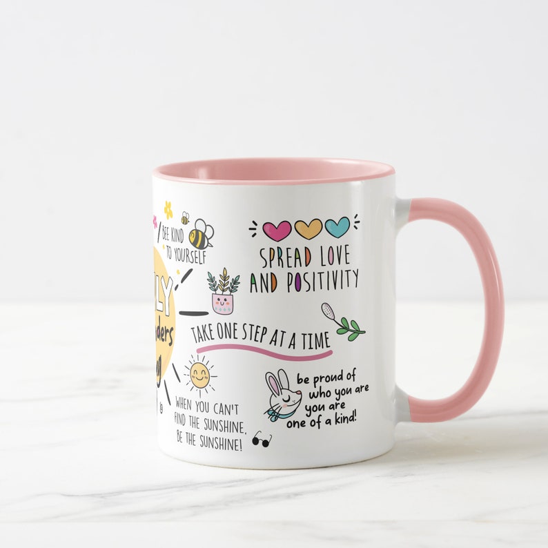 Daily Reminders Mug Sublimation Wrap Design 11oz and 15oz - Etsy