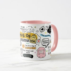 Mug of Positivity, Positivi-tea Mug Design Templates, Daily ...