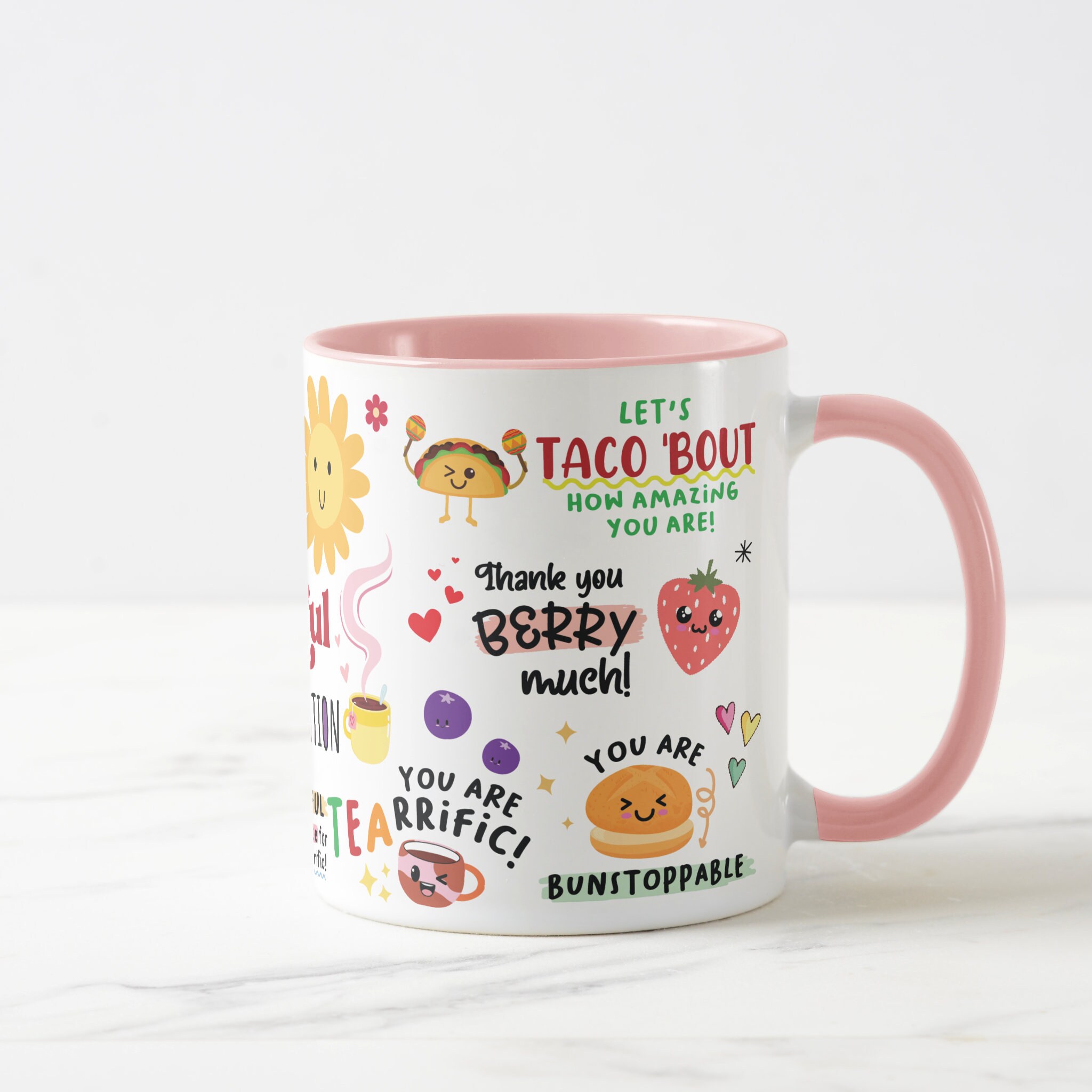 Mug of Appreciation, Thank You Gift, Affirmation Mug, Positivity Design ...