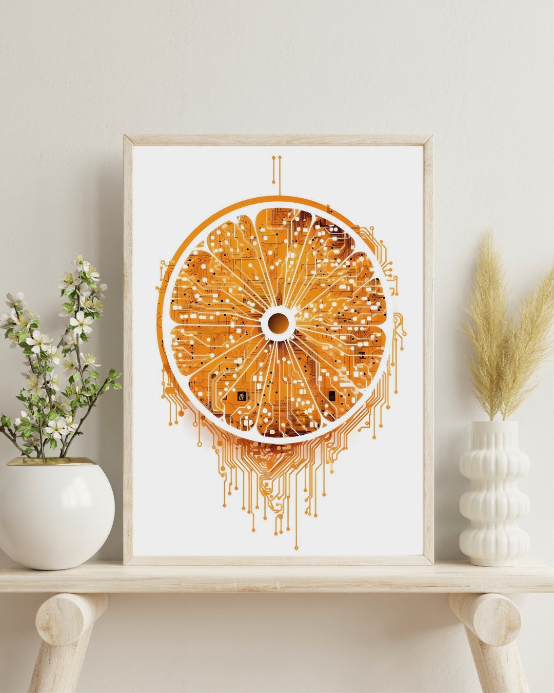 Electrical Orange Fruit PNG | Digital | Picture | Home Decor | Wall ...