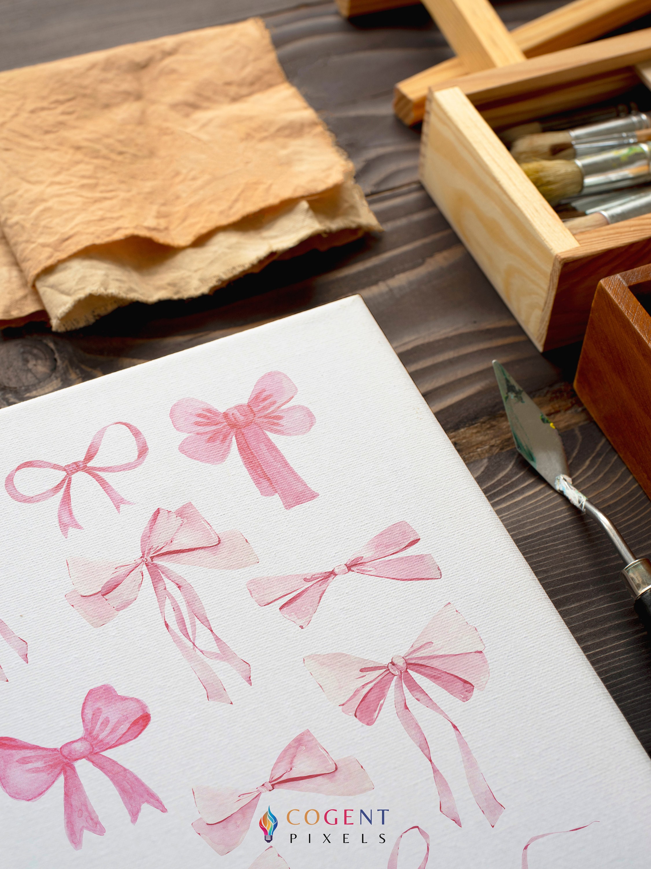 Bow Printable | Pink | Instant Download | Preppy Poster | Custom Bow ...